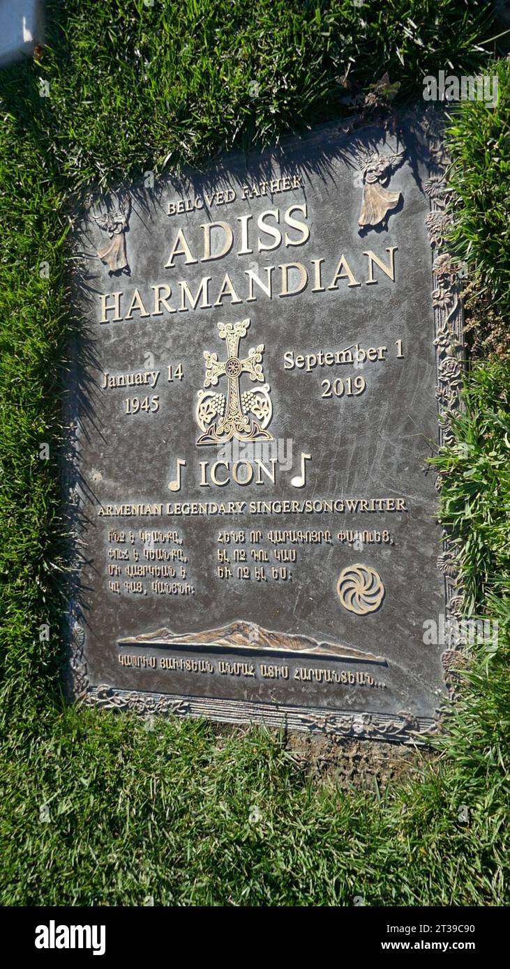 Los Angeles, California, USA 20th October 2023 Armenian Legendary ...