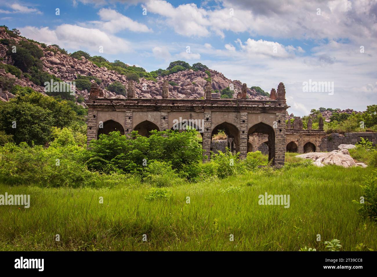 View of the old structure in the Gingee Fort complex in Villupuram ...