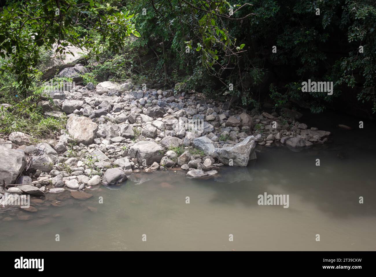 Stream of Aanaivaari Muttal Waterfalls located in Kalvarayan Hills near ...