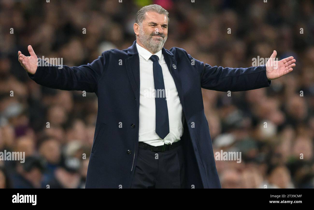 London, UK. 23rd Oct, 2023 - Tottenham Hotspur v Fulham - Premier ...