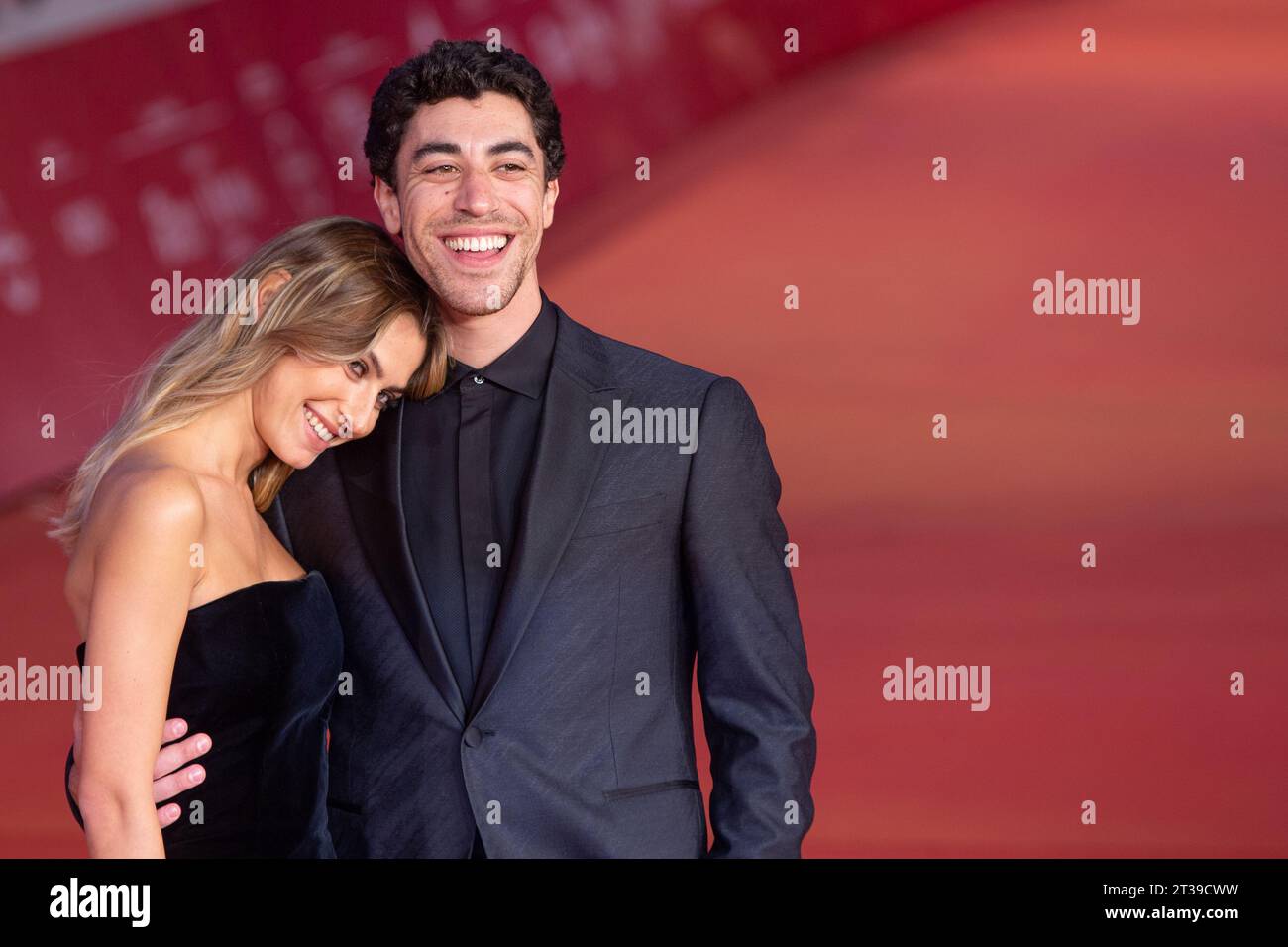 October 23, 2023, Rome, RM, Italy: Eduardo Scarpetta and his girlfriend ...