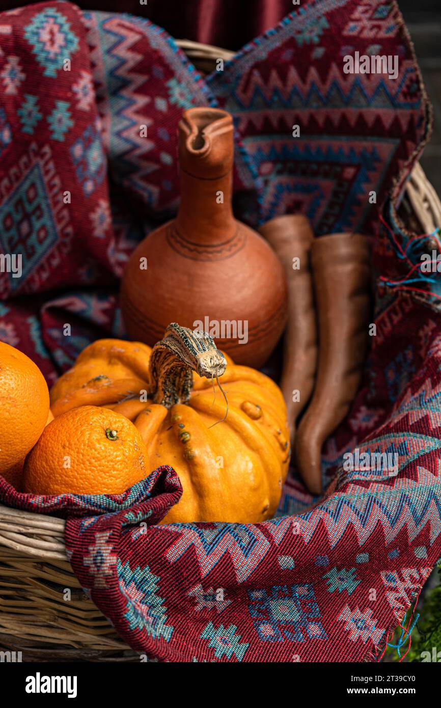 Vibrant display of geometric patterns in shades of red hi-res stock ...