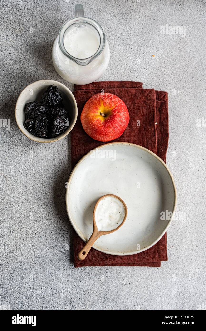 Transparent glass apple placed hi-res stock photography and images - Alamy