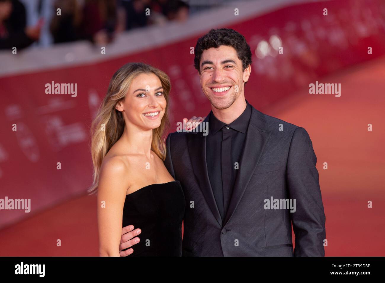 October 23, 2023, Rome, RM, Italy: Eduardo Scarpetta and his girlfriend ...