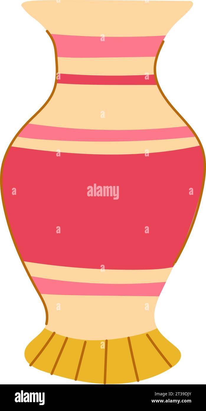 craft antique vase cartoon vector illustration Stock Vector Image & Art ...