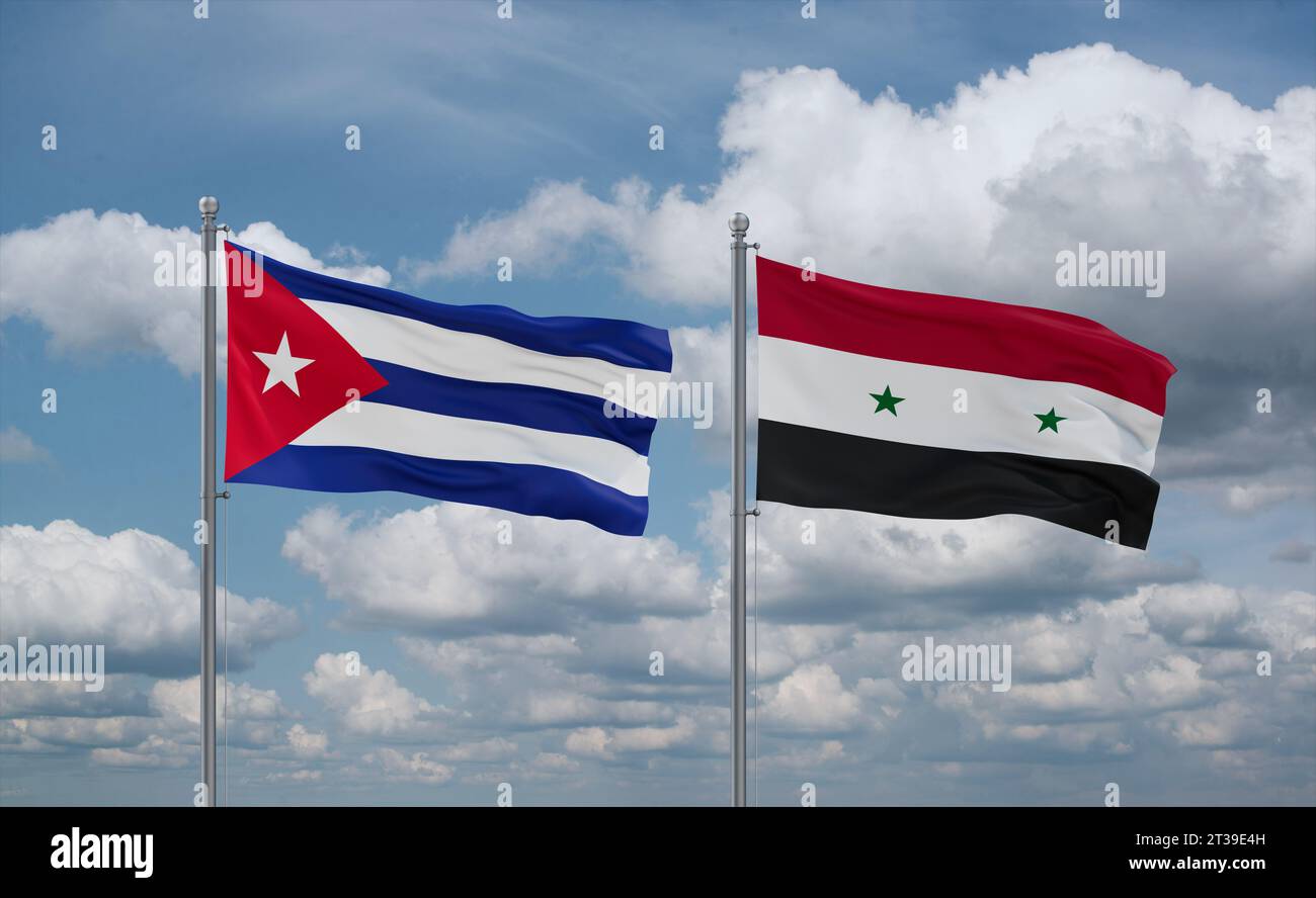 Cuba syria flag hi-res stock photography and images - Alamy