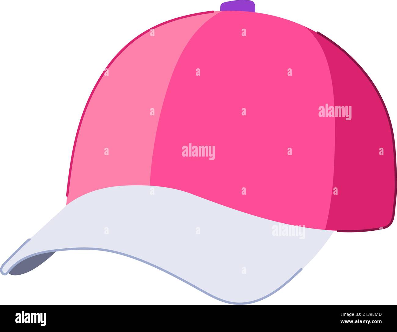 object baseball cap cartoon vector illustration Stock Vector Image ...