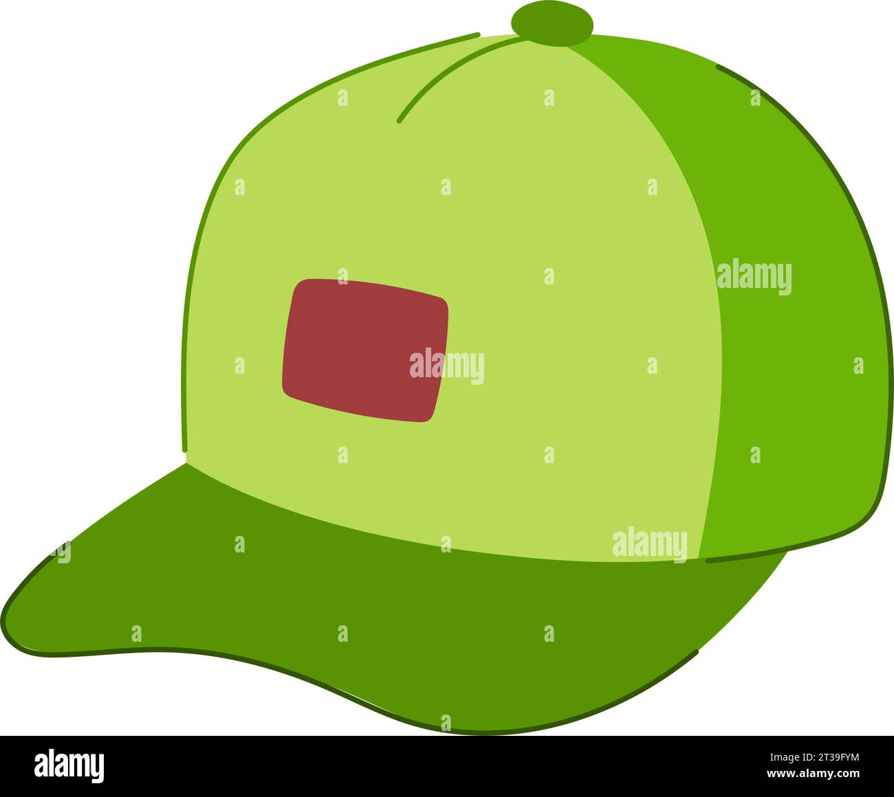 Snap back visor Stock Vector Images - Alamy