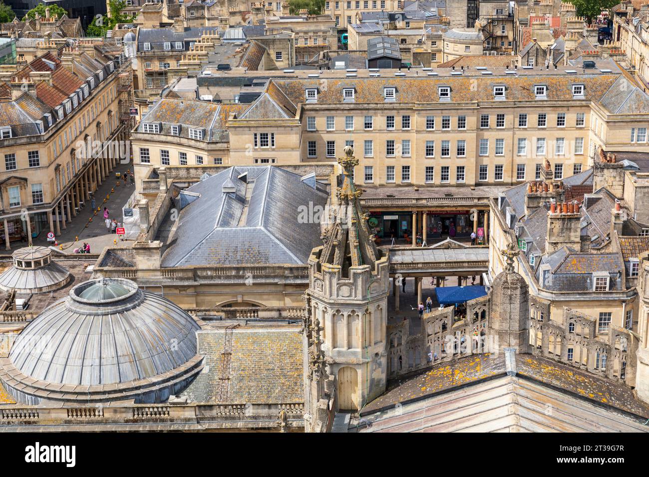View from Bath Abbey, Bath, Somerset, England Stock Photo - Alamy