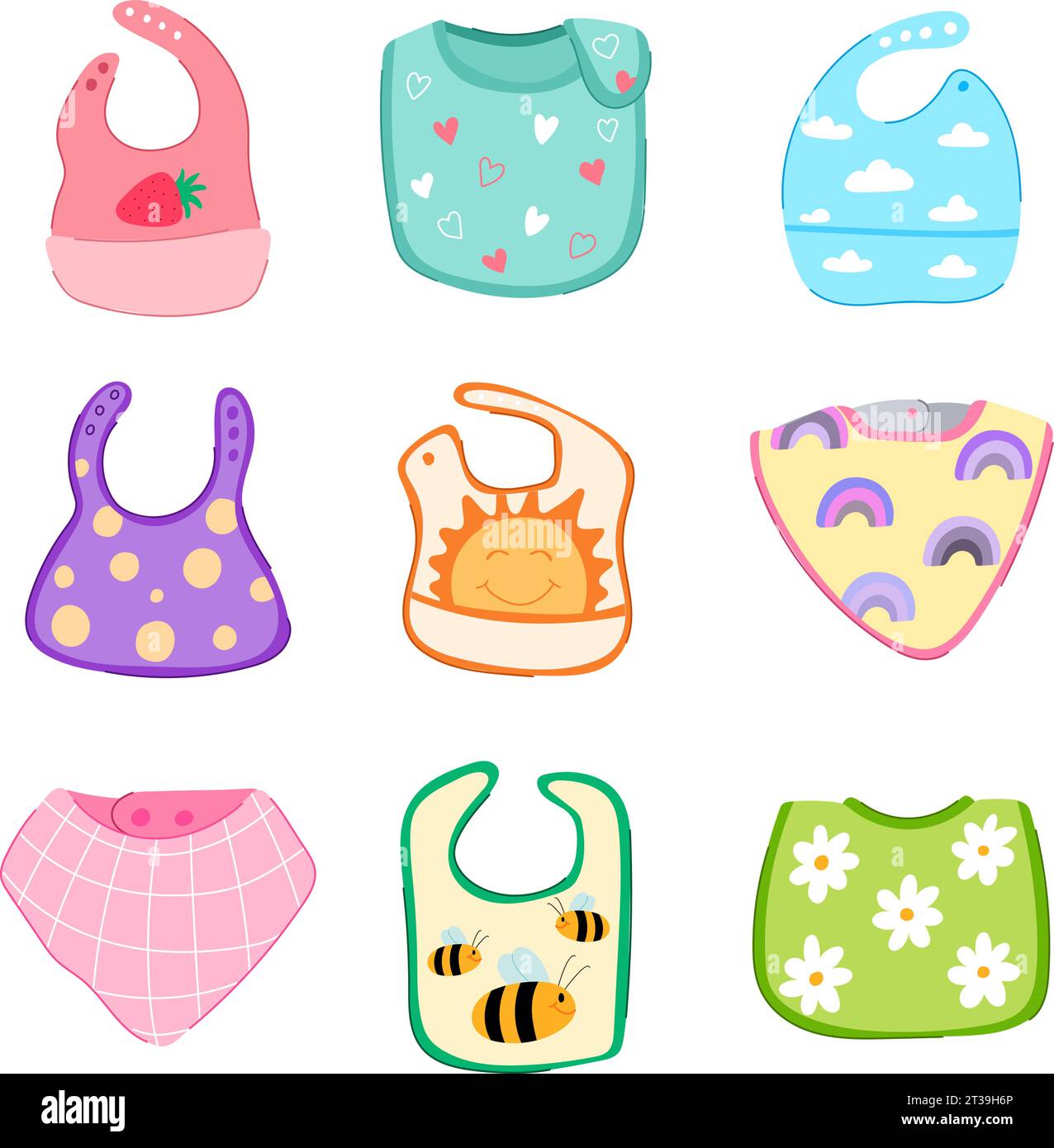 bib set cartoon vector illustration Stock Vector Image & Art - Alamy