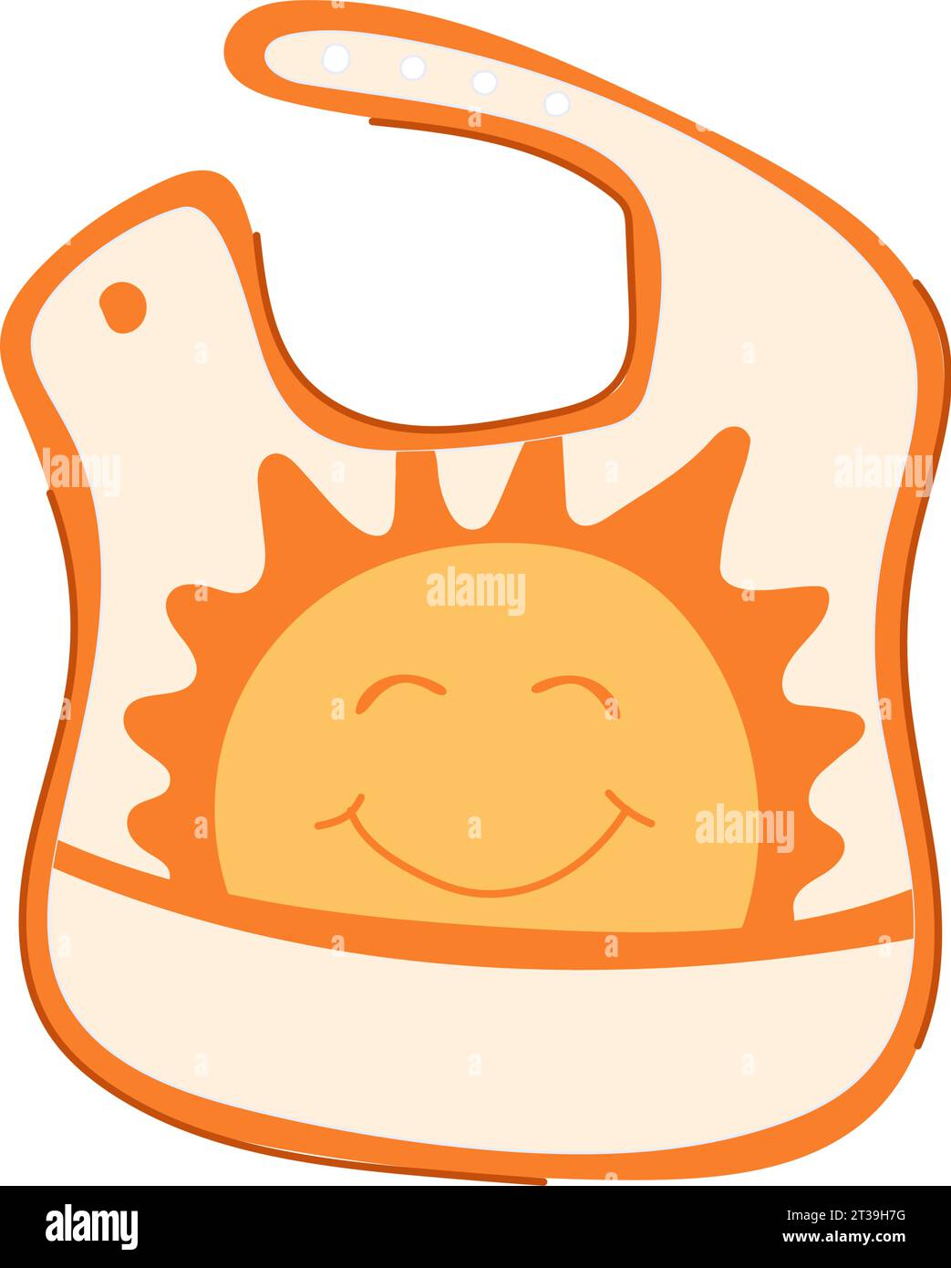 food bib cartoon vector illustration Stock Vector Image & Art - Alamy