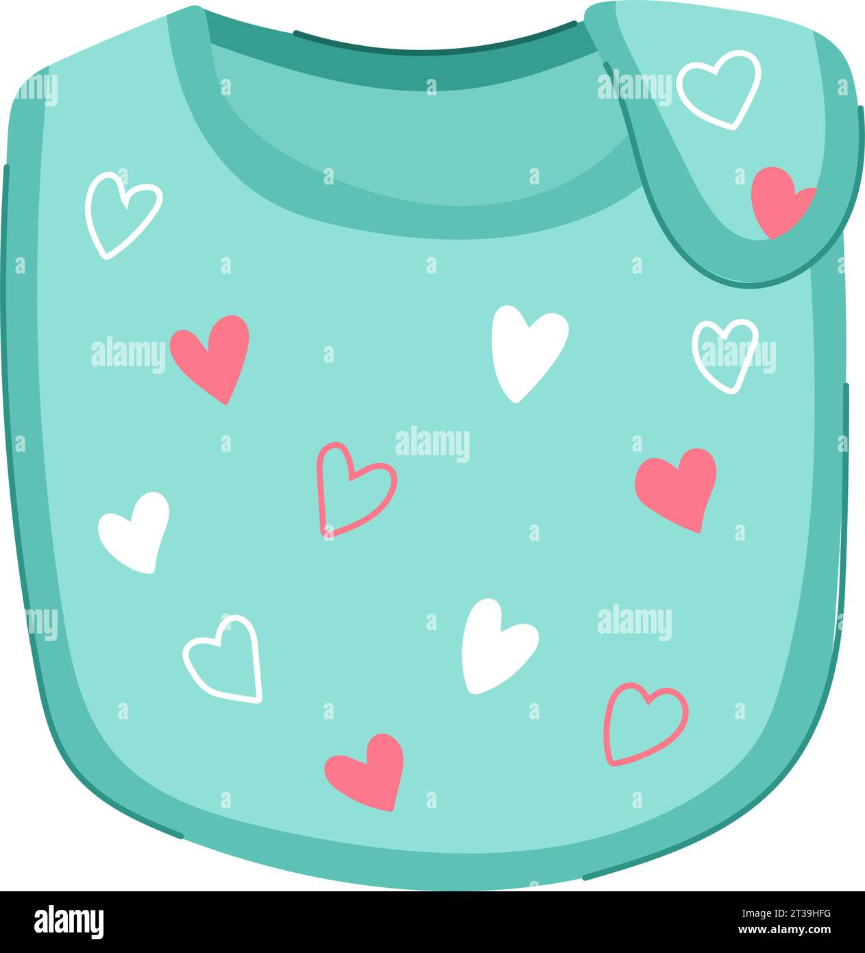 child bib cartoon vector illustration Stock Vector Image & Art - Alamy