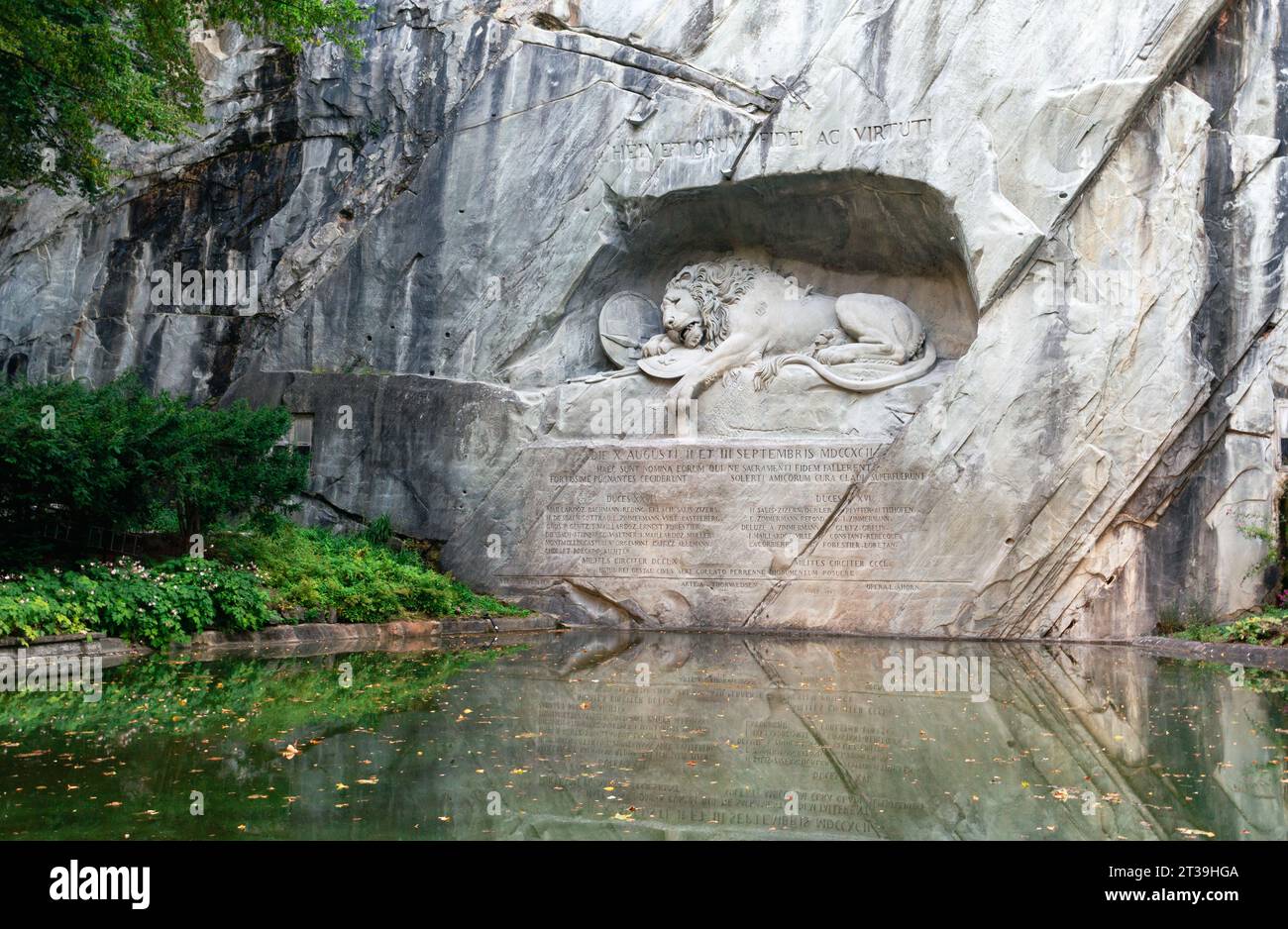 The Lion of Lucerne monument Stock Photo - Alamy