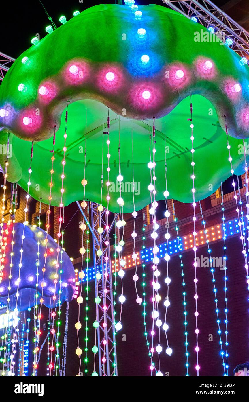 The annual Lightpool event in Blackpool illuminaion. Interactive ...