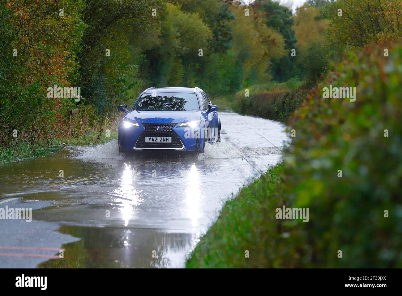 21st October Storm Babet flooding in Allerton Bywater,West Yorkshire,UK ...