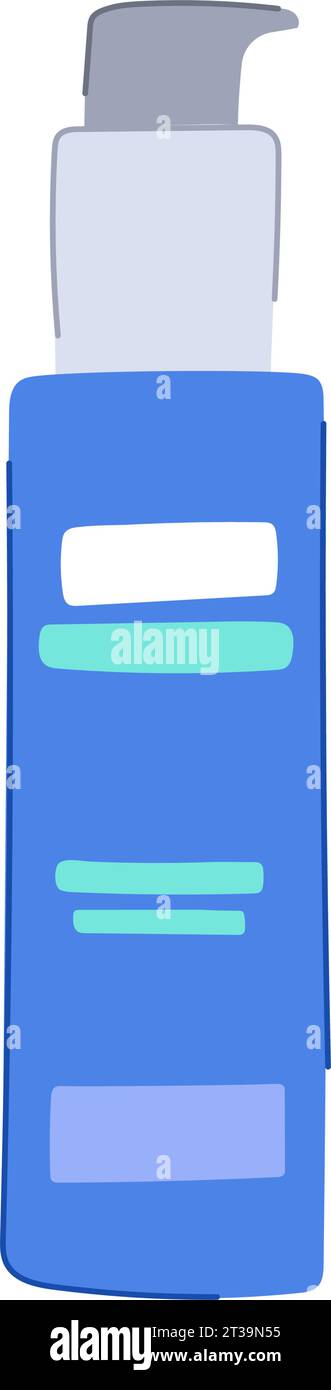 hand cleansing cream cartoon vector illustration Stock Vector Image ...