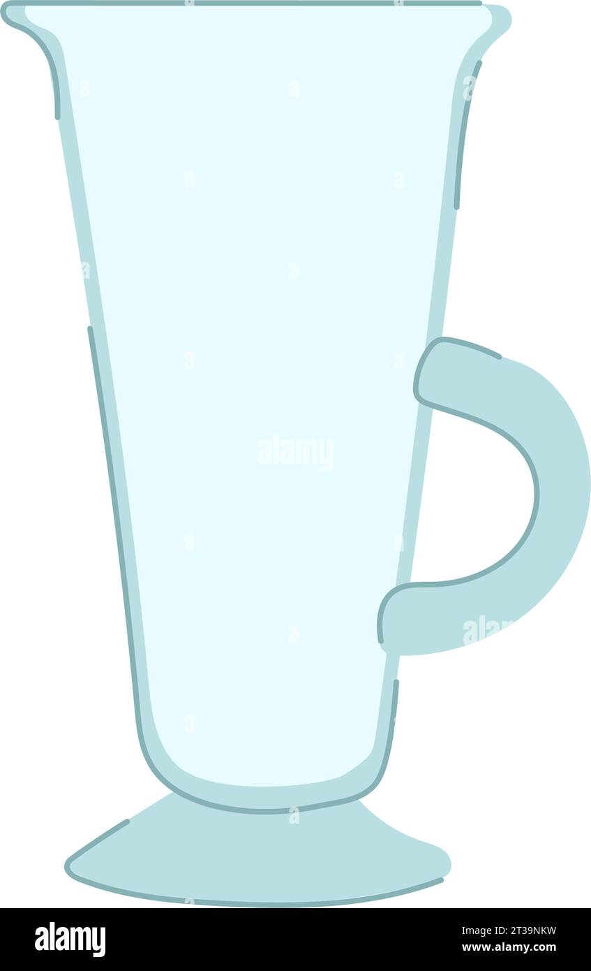 cup coffee glass cartoon vector illustration Stock Vector Image & Art ...