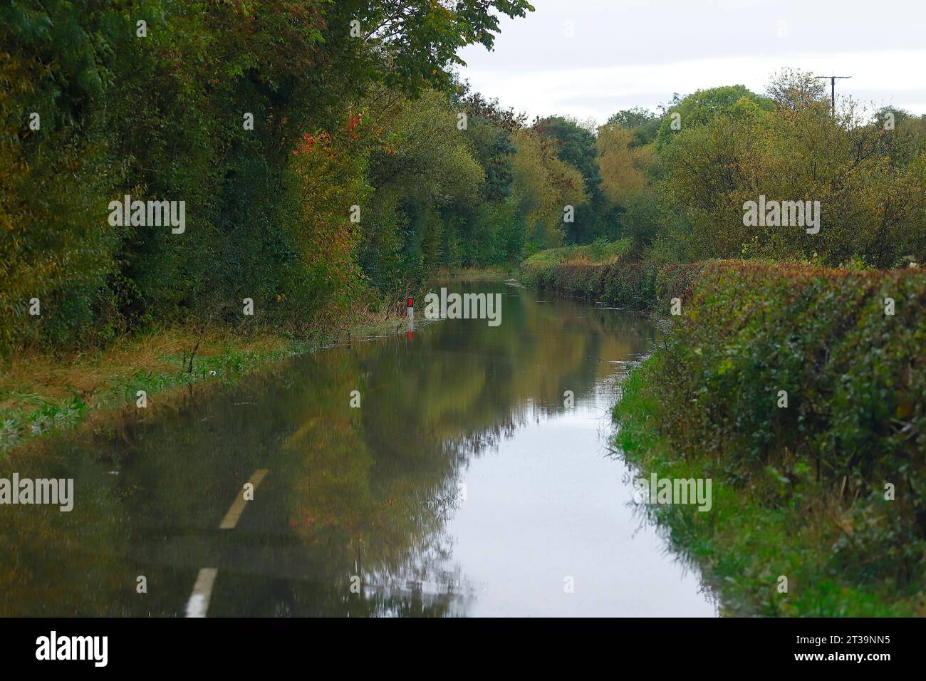 21st October Storm Babet flooding in Allerton Bywater,West Yorkshire,UK ...