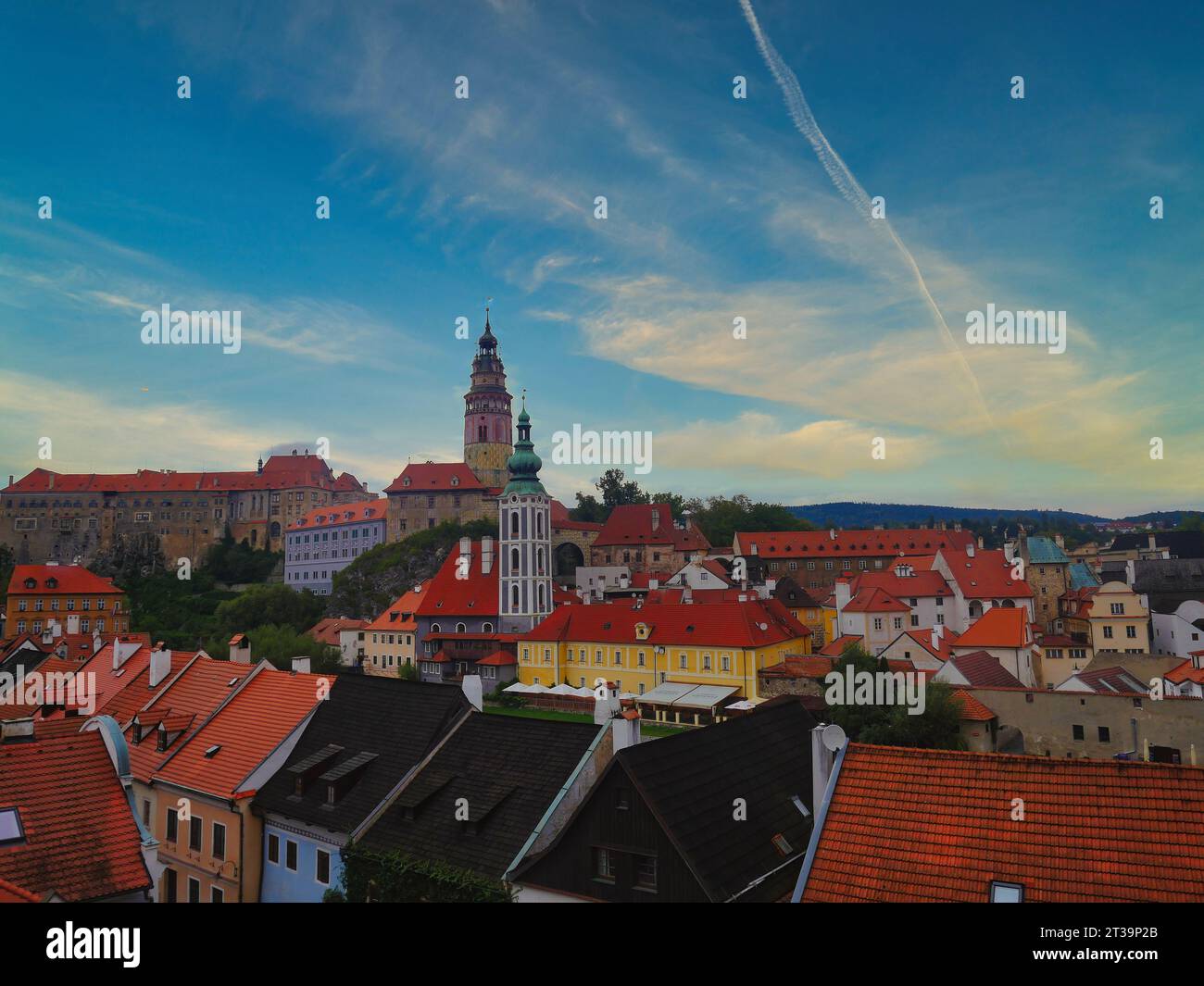 Town veiw of Český Krumlov, Czech Stock Photo - Alamy
