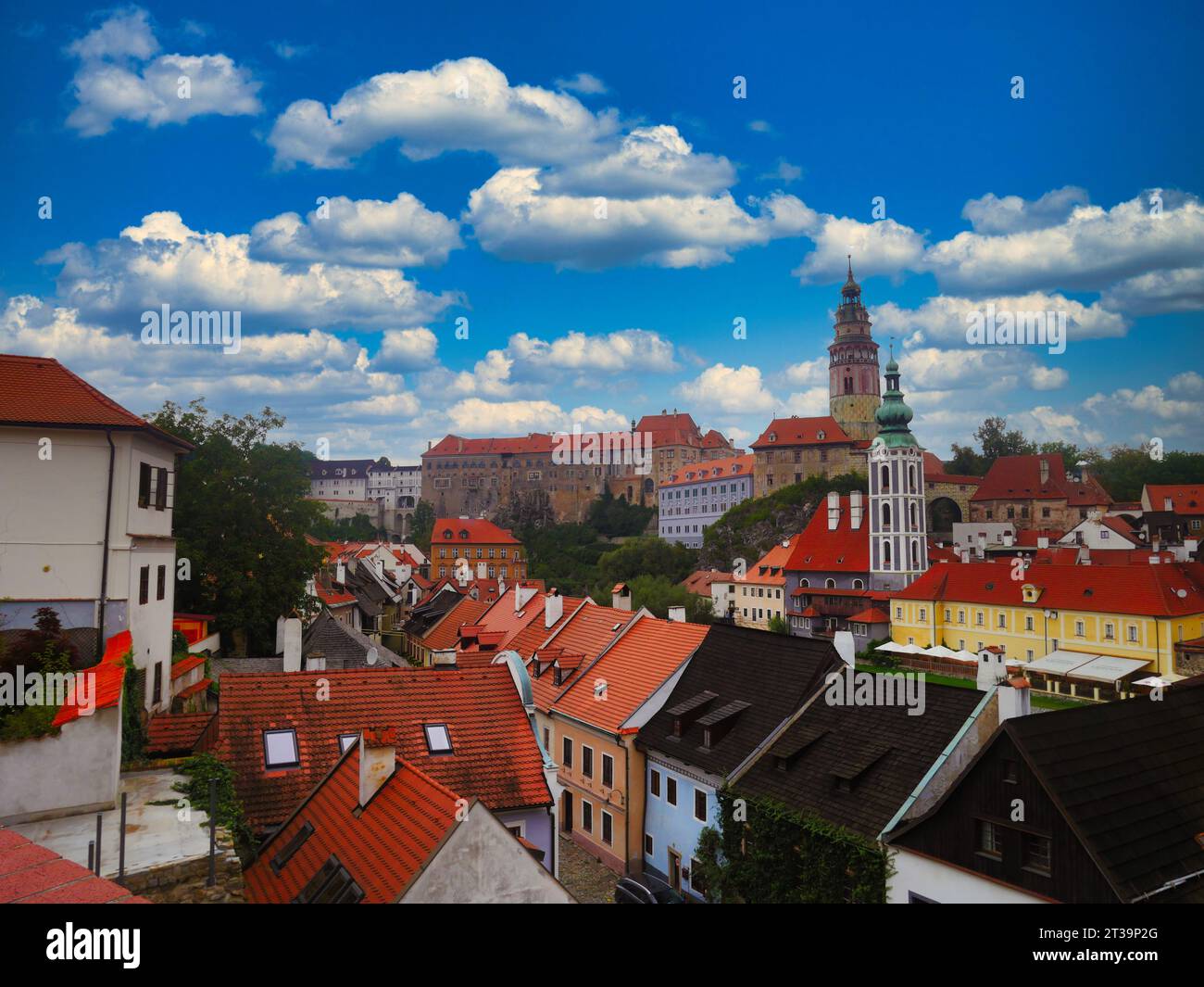 Town veiw of Český Krumlov, Czech Stock Photo - Alamy