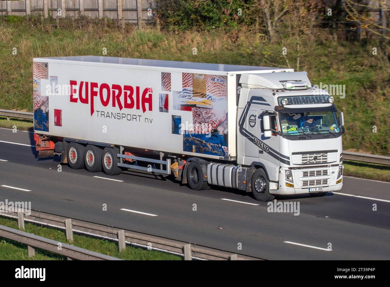 Belgian Euforbia Transport bvba Volvo FH European Hauliers; travelling ...