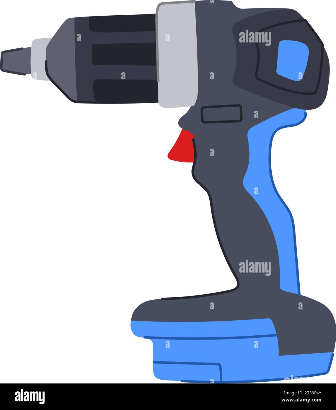 work drill cartoon vector illustration Stock Vector Image & Art - Alamy