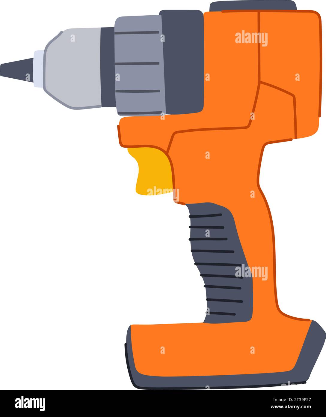 machine drill cartoon vector illustration Stock Vector Image & Art - Alamy