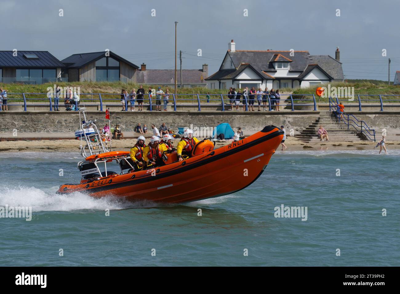 Trearddur Bay, Lifeboat, Holyhead, Anglesey, North West Wales, UK Stock ...