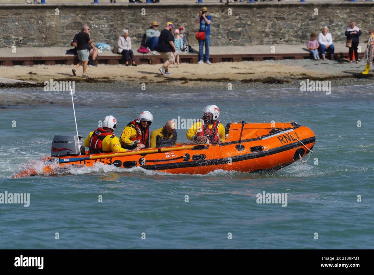 Trearddur Bay, D Class Lifeboat, Clive and Imelda, Holyhead, Anglesey ...