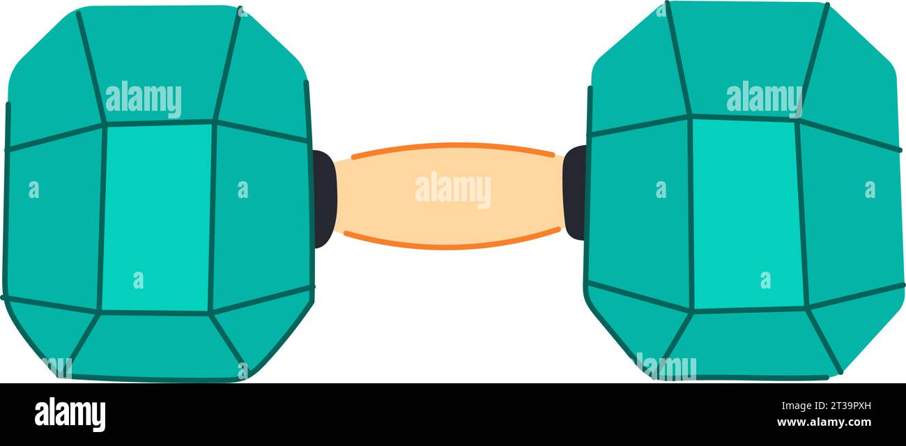 Dumbbell closeup Stock Vector Images - Alamy