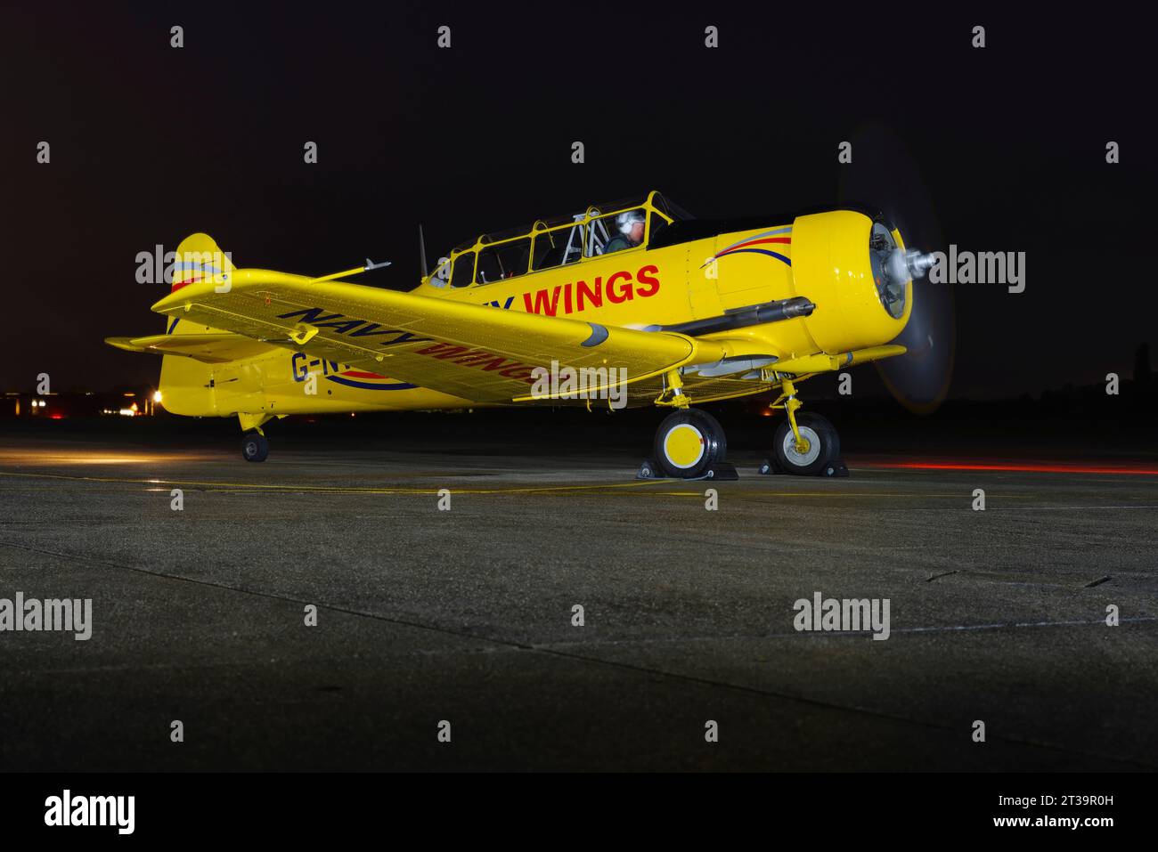 North American, Harvard, G-BSGB, RNAS, Yeovilton Stock Photo - Alamy