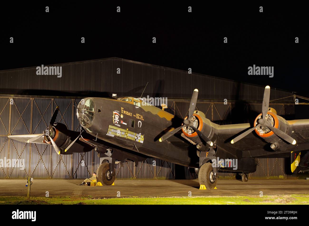 Handley Page, Halifax, Friday 13th, Replica, Yorkshire Air Museum ...