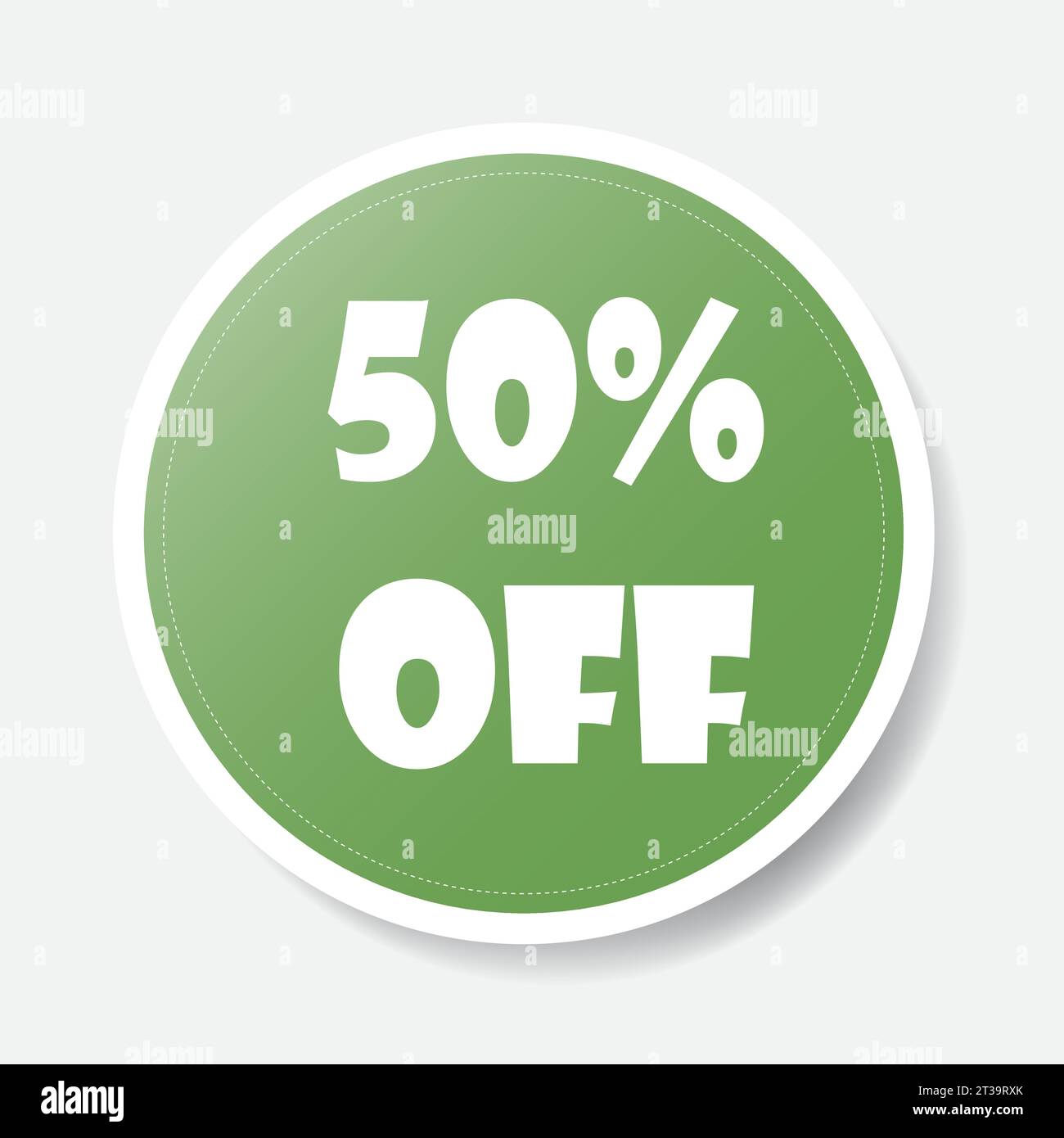 Special offer banner. Green circle. Vector illustration Stock Vector ...