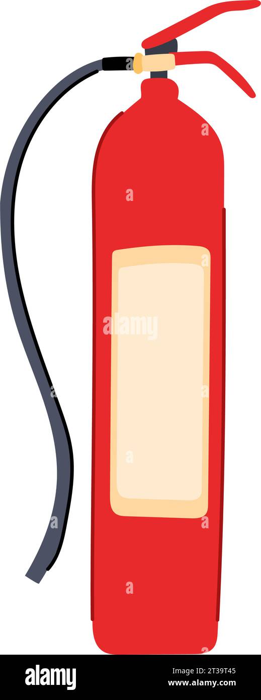 safety fire extinguisher cartoon vector illustration Stock Vector Image ...