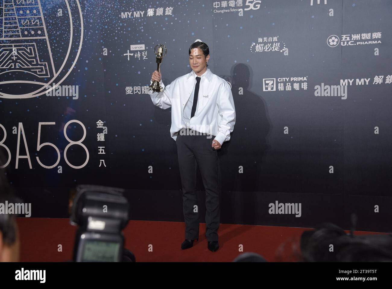 Taiwanese actor, singer, rapper, songwriter and television presenter Hsueh Shih-ling wins the ...