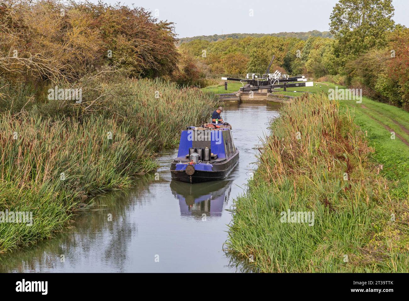 Locks on the Northampton arm of the River Nene, 17 Locks heading down ...