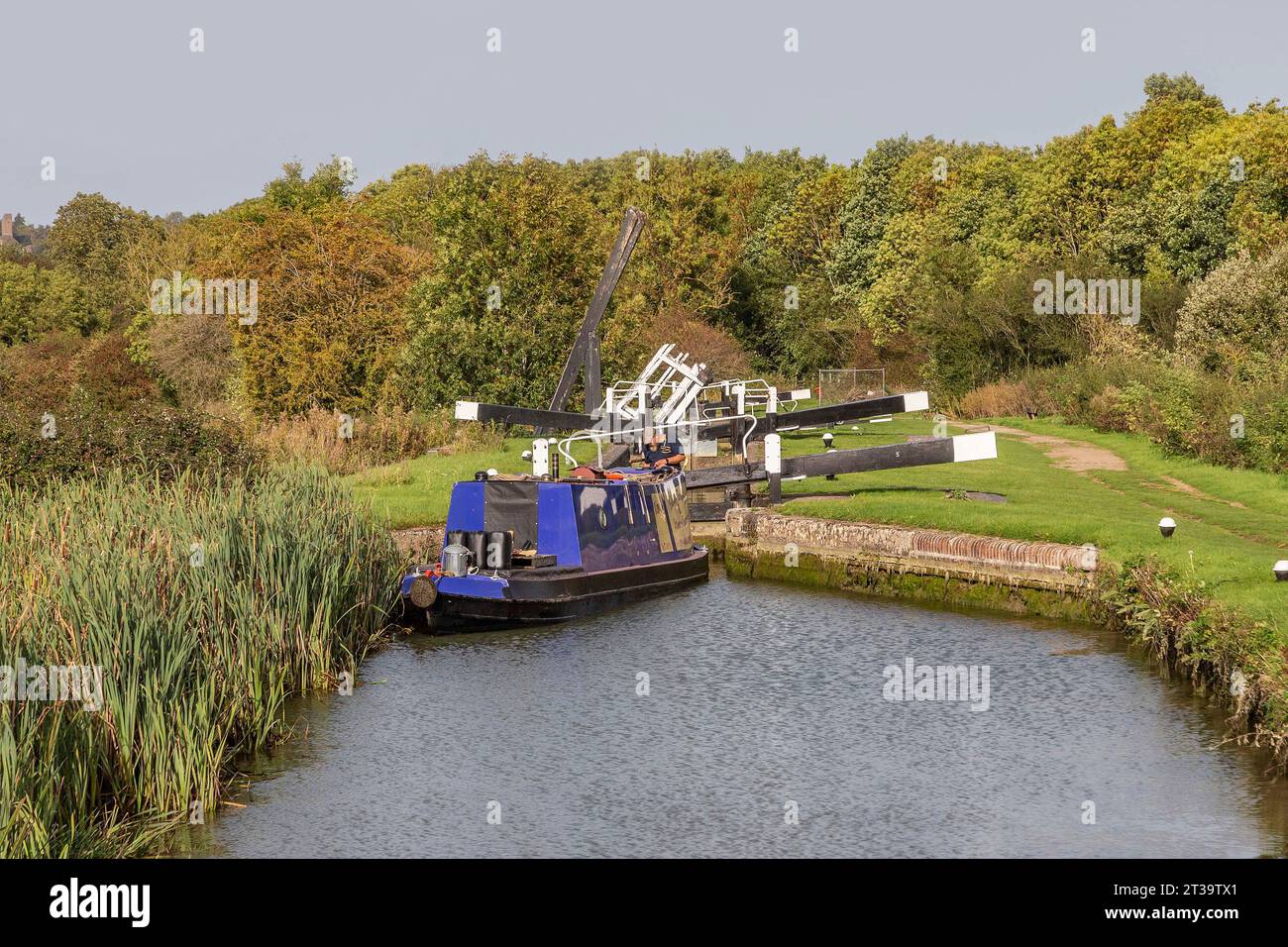 Locks on the Northampton arm of the River Nene, 17 Locks heading down ...