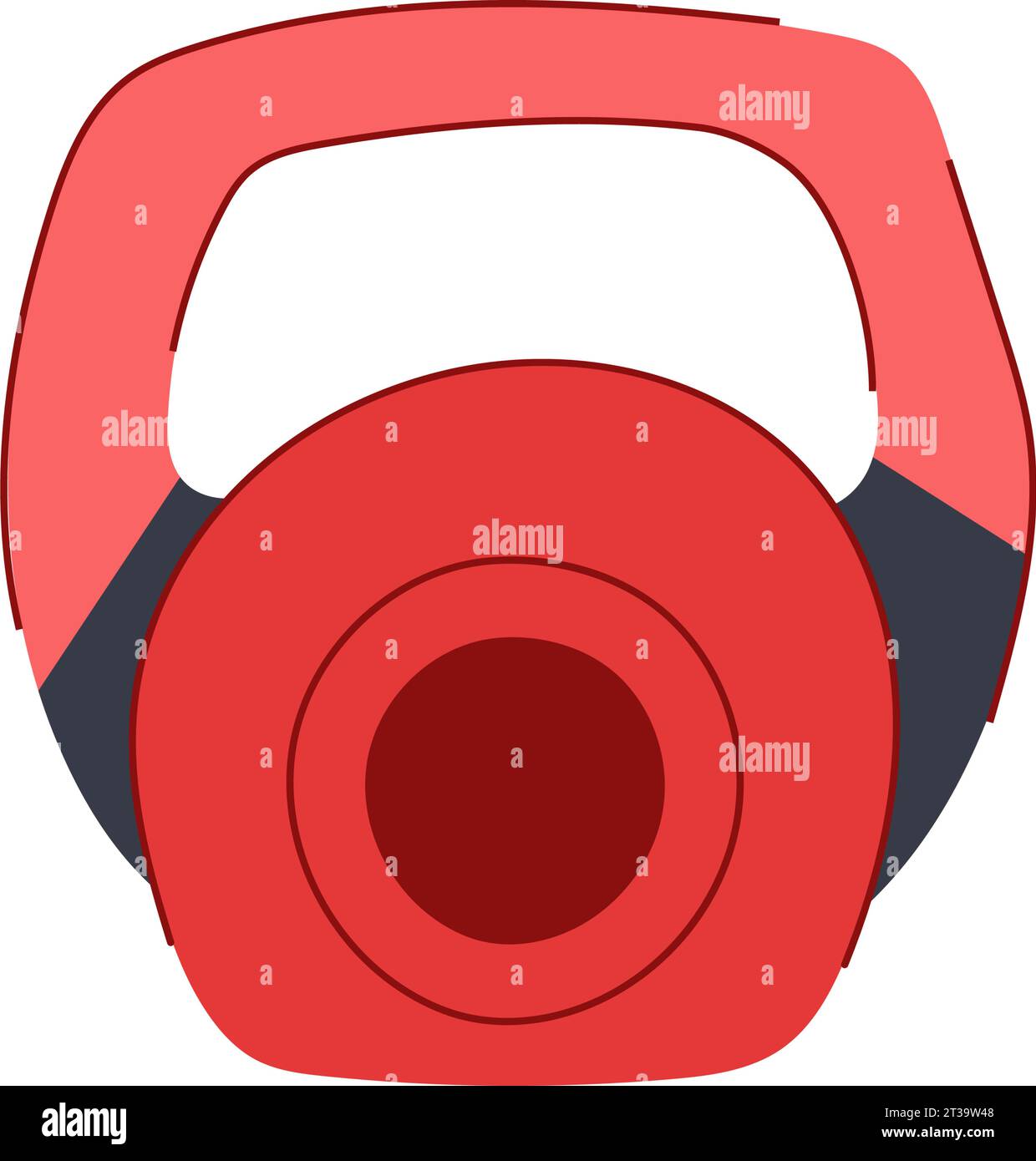 workout fitness kettlebell cartoon vector illustration Stock Vector ...