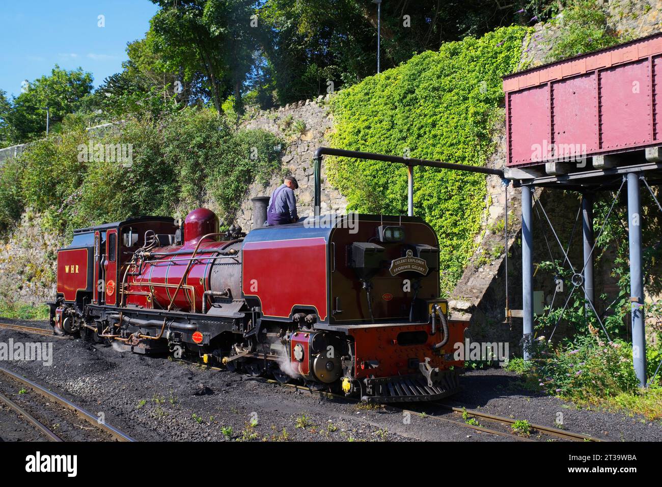 Garratt No 138, Steam Locomotive, Welsh Highland Railway, Caernarfon ...