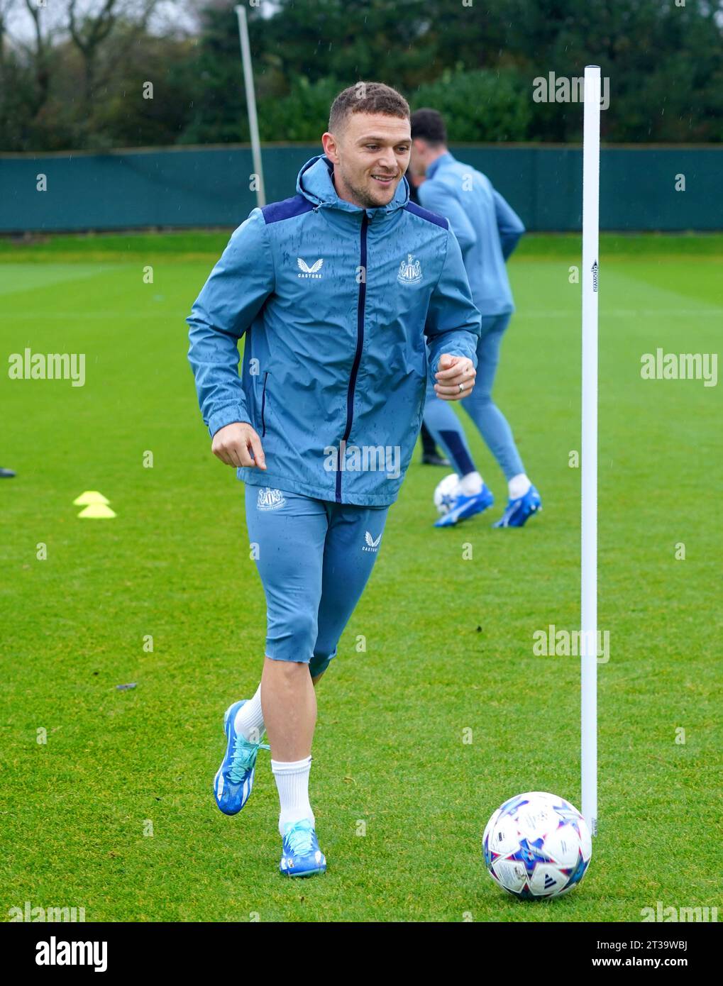 Newcastle United's Kieran Trippier during a training session at the ...