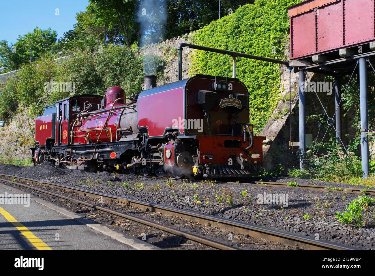 Garratt,, No 138, Steam Locomotive, Welsh Highland Railway, Caernarfon ...