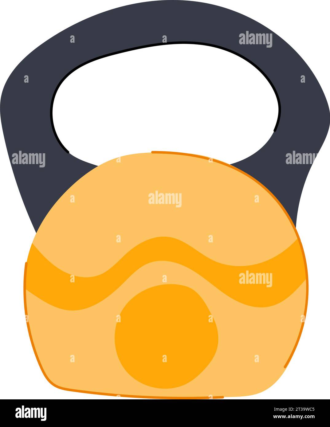 people fitness kettlebell cartoon vector illustration Stock Vector ...