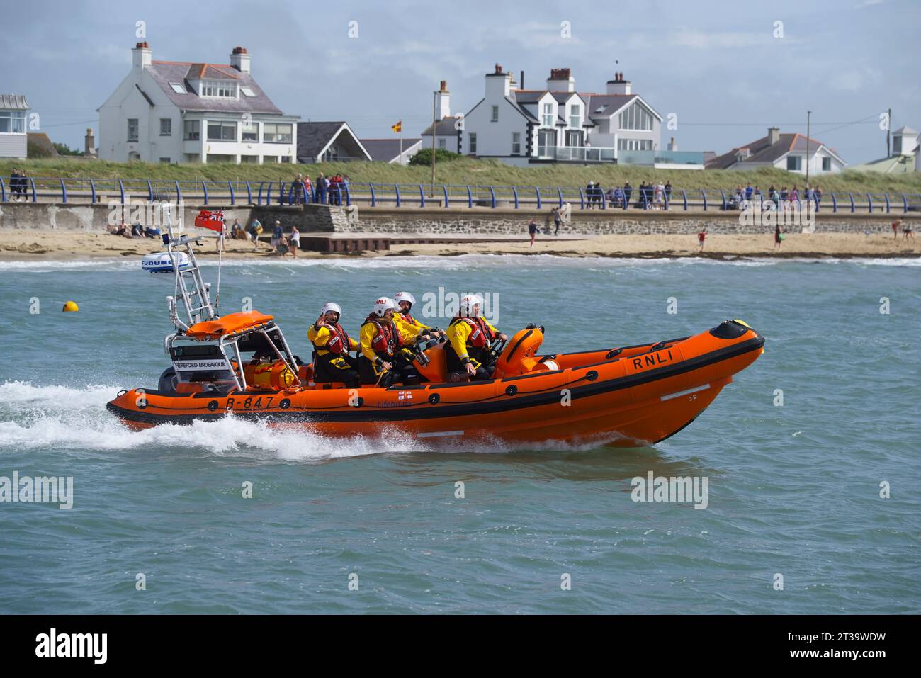 Trearddur Bay, Lifeboat Day, Anglesey, North Wales. UK Stock Photo - Alamy