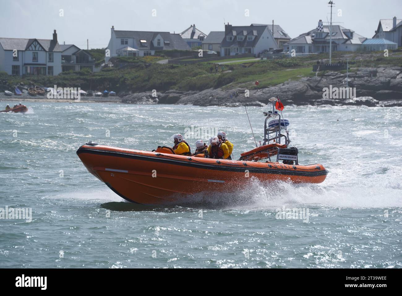 Trearddur Bay, Lifeboat Day, Anglesey, North Wales. UK Stock Photo - Alamy