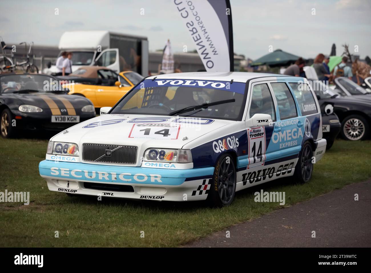 Three-quarters front view of a 1994, TWR prepared, Volvo 850 Estate ...