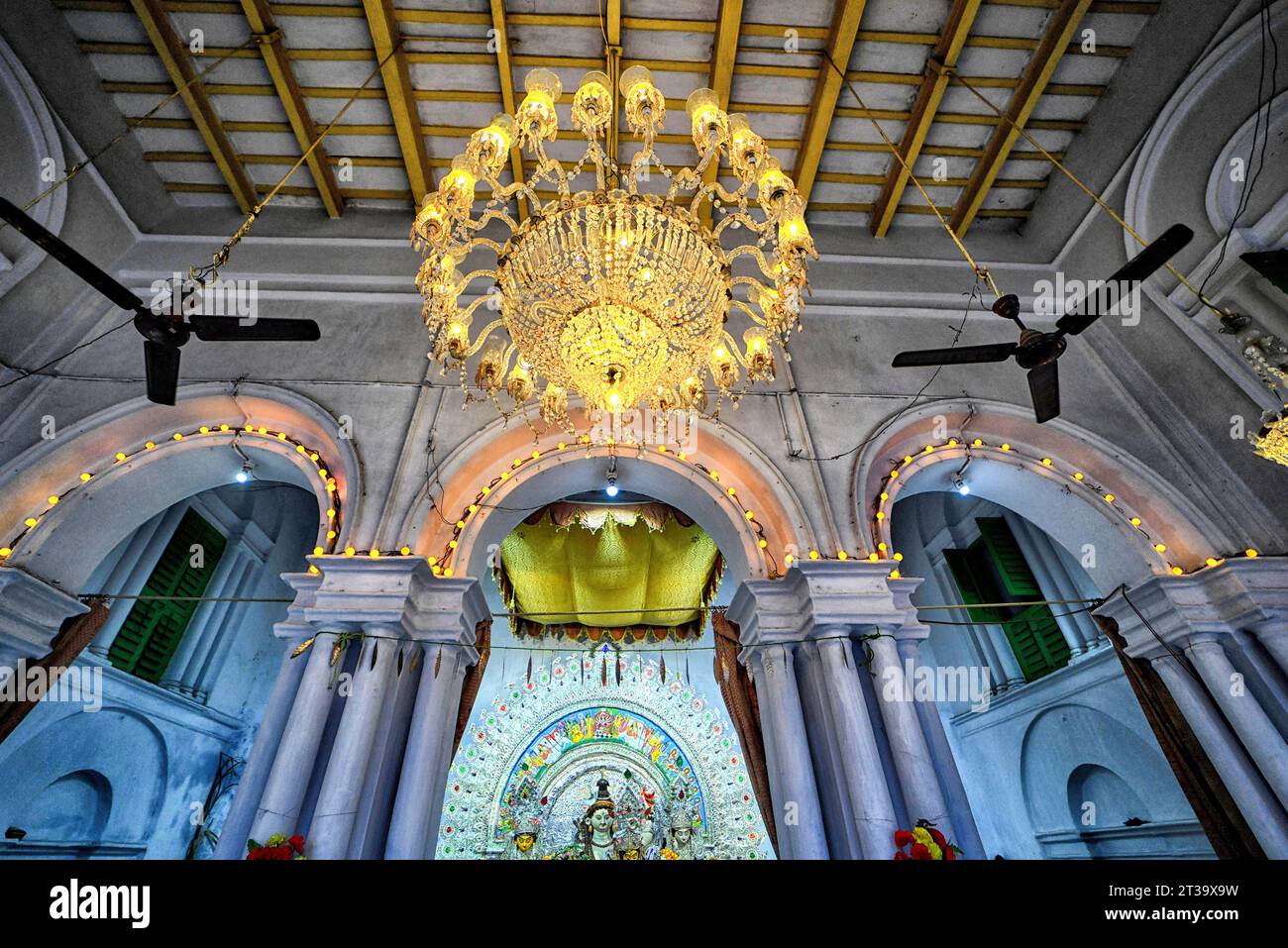 Kolkata, India. 22nd Oct, 2023. Interior view of the Royal house ...