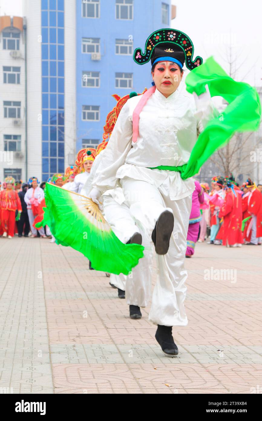 LUANNAN COUNTY OF HEBEI PROVINCE - FEBRUARY 21: During the Chinese ...