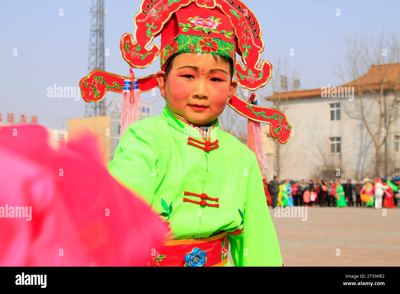 LUANNAN COUNTY - FEBRUARY 23: During the Chinese Lunar New Year, people ...