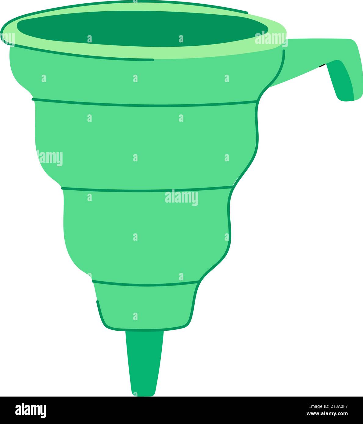 chconversion funnel cartoon vector illustration Stock Vector Image ...