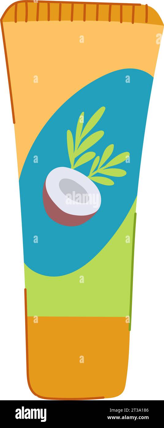 smooth hand cream cartoon vector illustration Stock Vector Image & Art ...